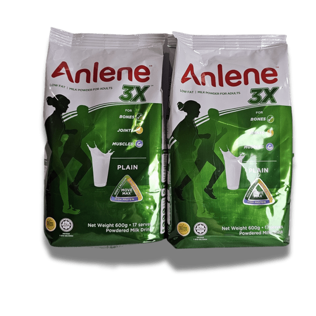 Anlene High Calcium & Protein Low Fat Milk Powder for Adults, 2 Packs ...
