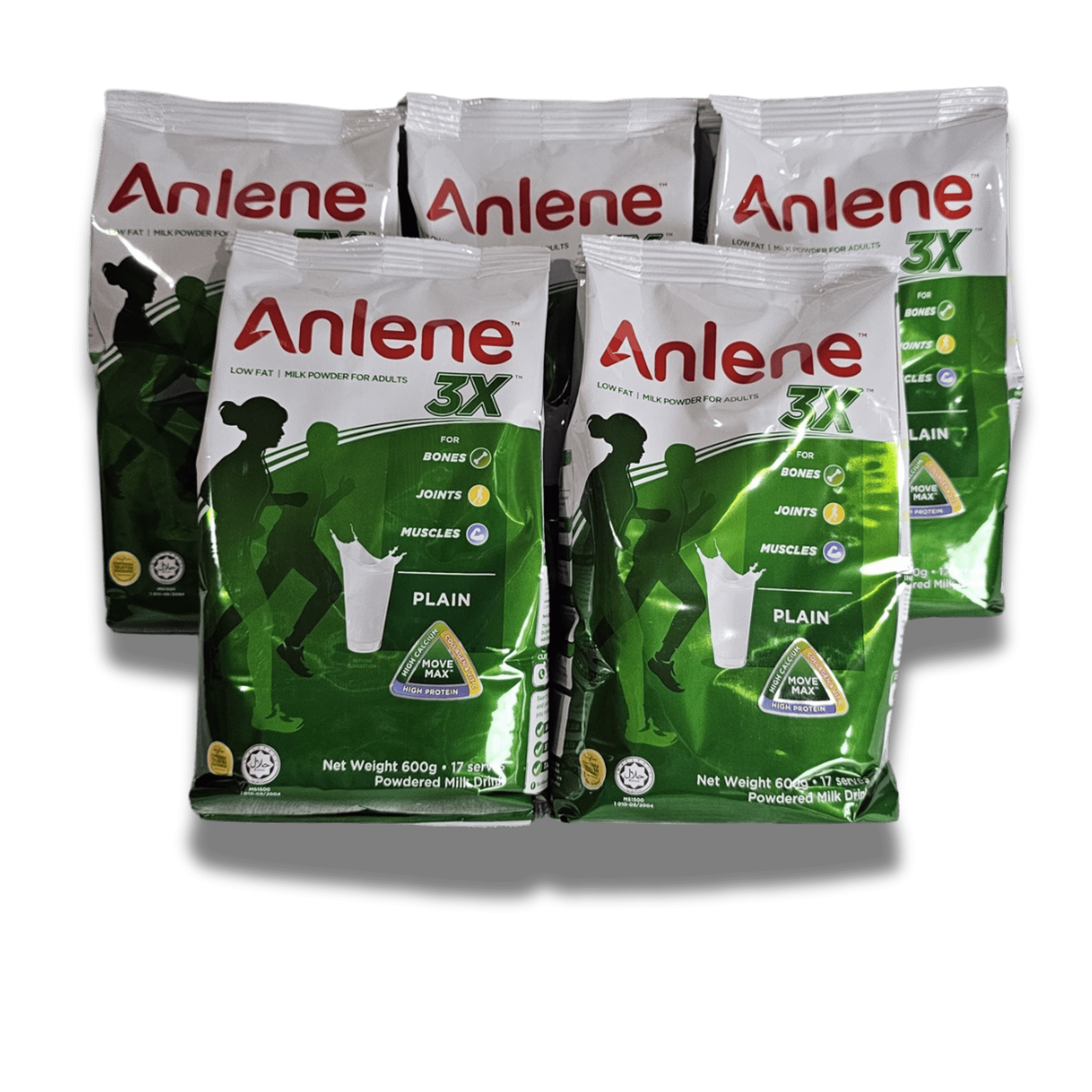 Anlene Dry Bulk Dairy Low Fat Milk Powder for Adults, High Calcium ...