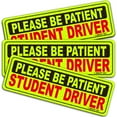Anley 3pc Set of Student Driver Magnetic Vehicle Signs: Reflective ...