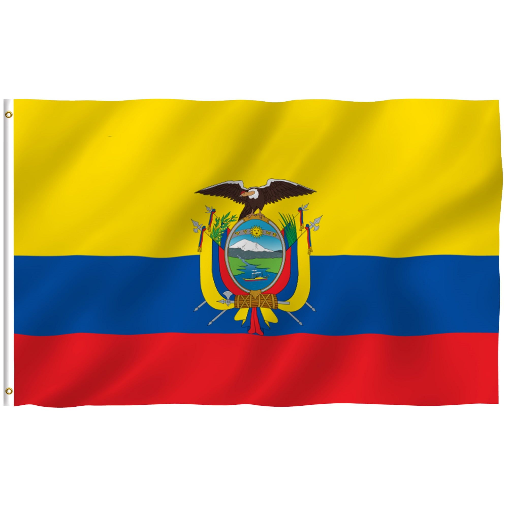 Anley 3x5 Foot Ecuador Flag - Ecuadoran National Flags Polyester ...