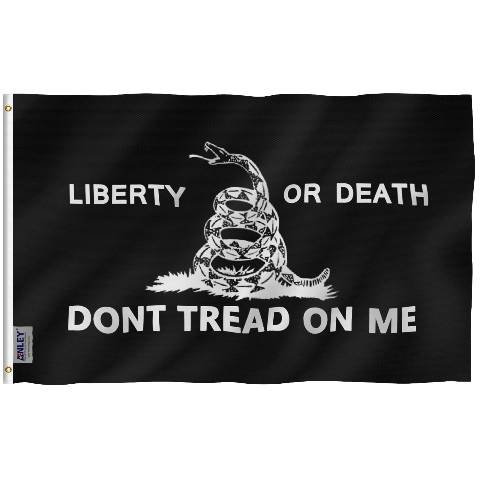3 Ft x5 Ft Liberty Gadsden Flag Polyester- Don't Tread On Me Flags ...