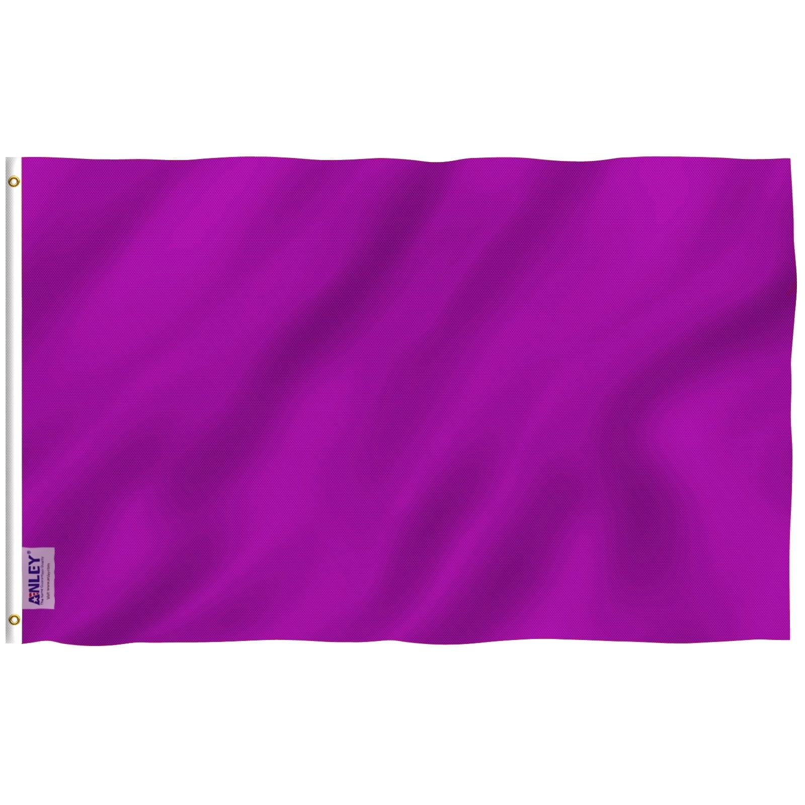 Anley 3x5 Foot Solid Purple Flag - Plain Purple Flags Polyester ...