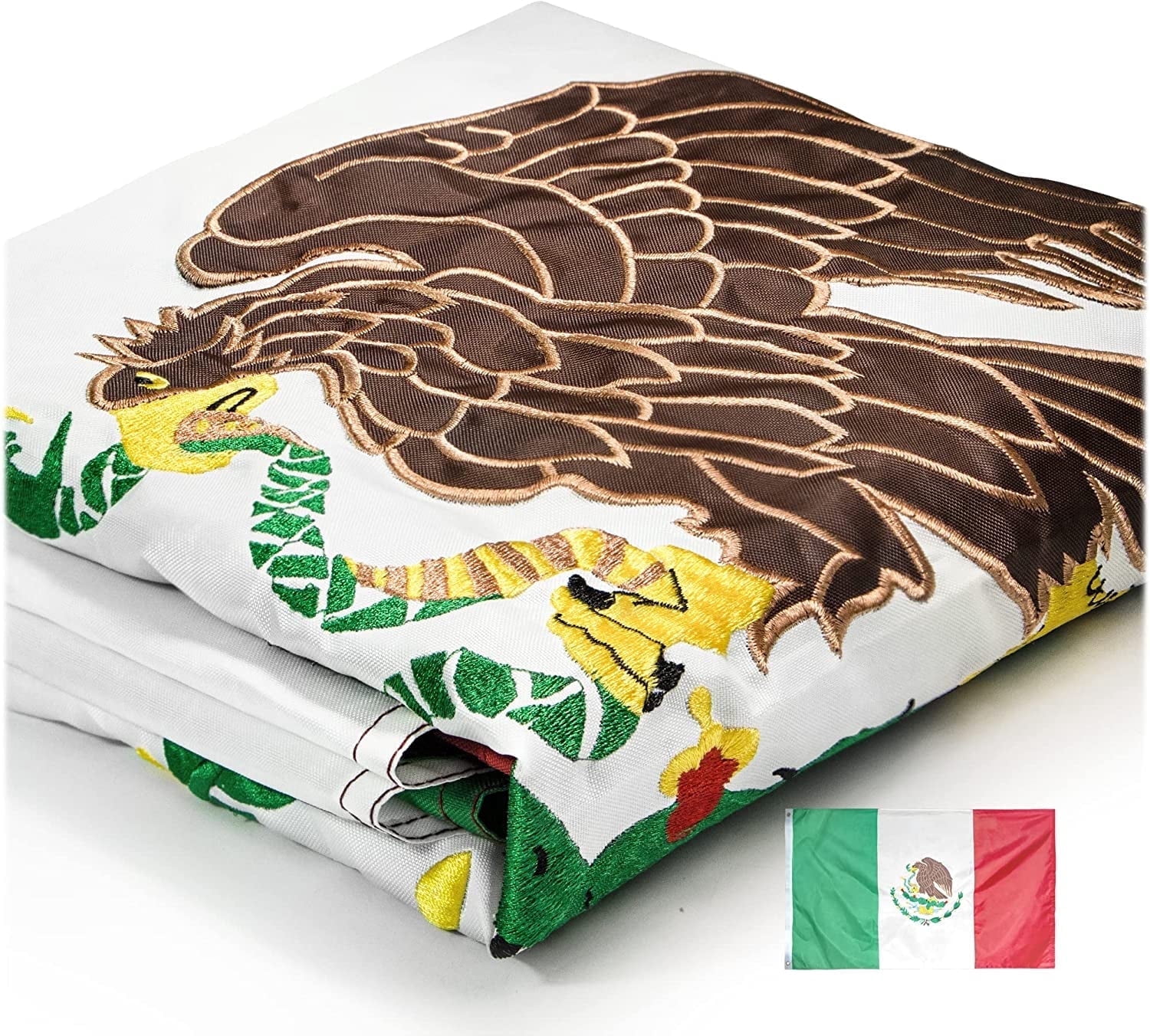 Anley EverStrong Series Embroidered Mexico Flag 3x5 Ft - Mexican MX ...