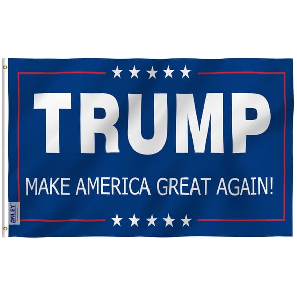 Trump Flags Near