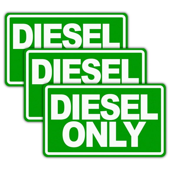Diesel Fuel Only Stickers
