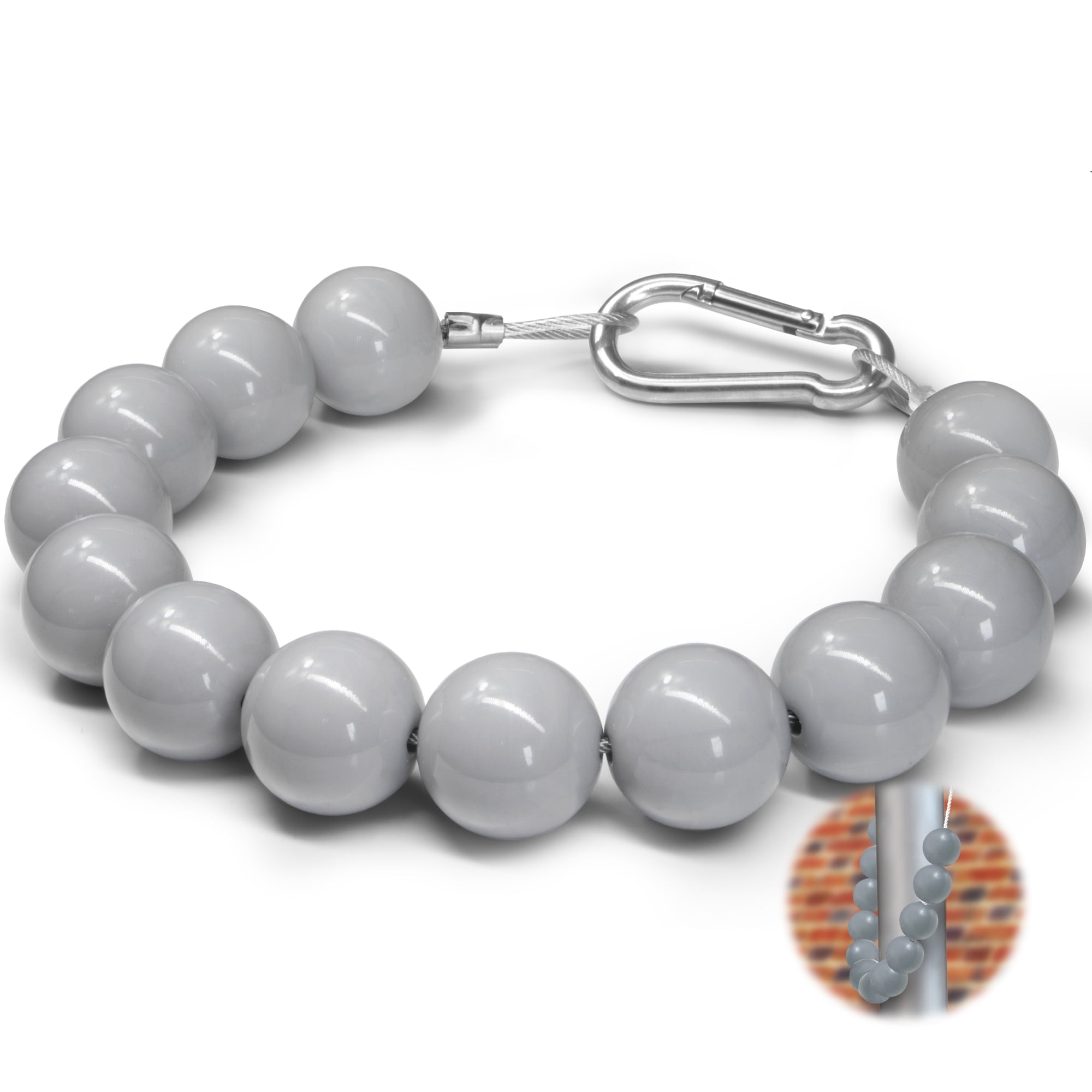 Anley Authentic Beaded Flag Retainer Ring for Both Internal & External ...