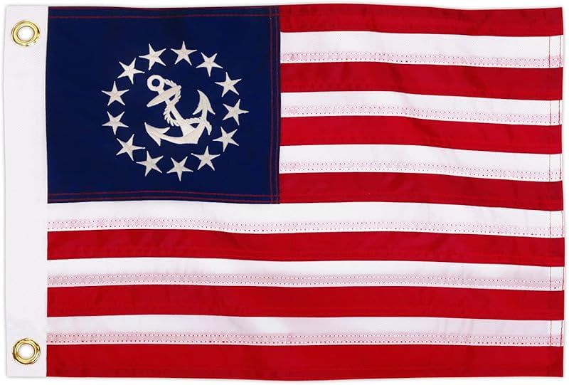 Anley Diver Down Warning Flag with Removable Stiffening Pole 20 x 24 ...