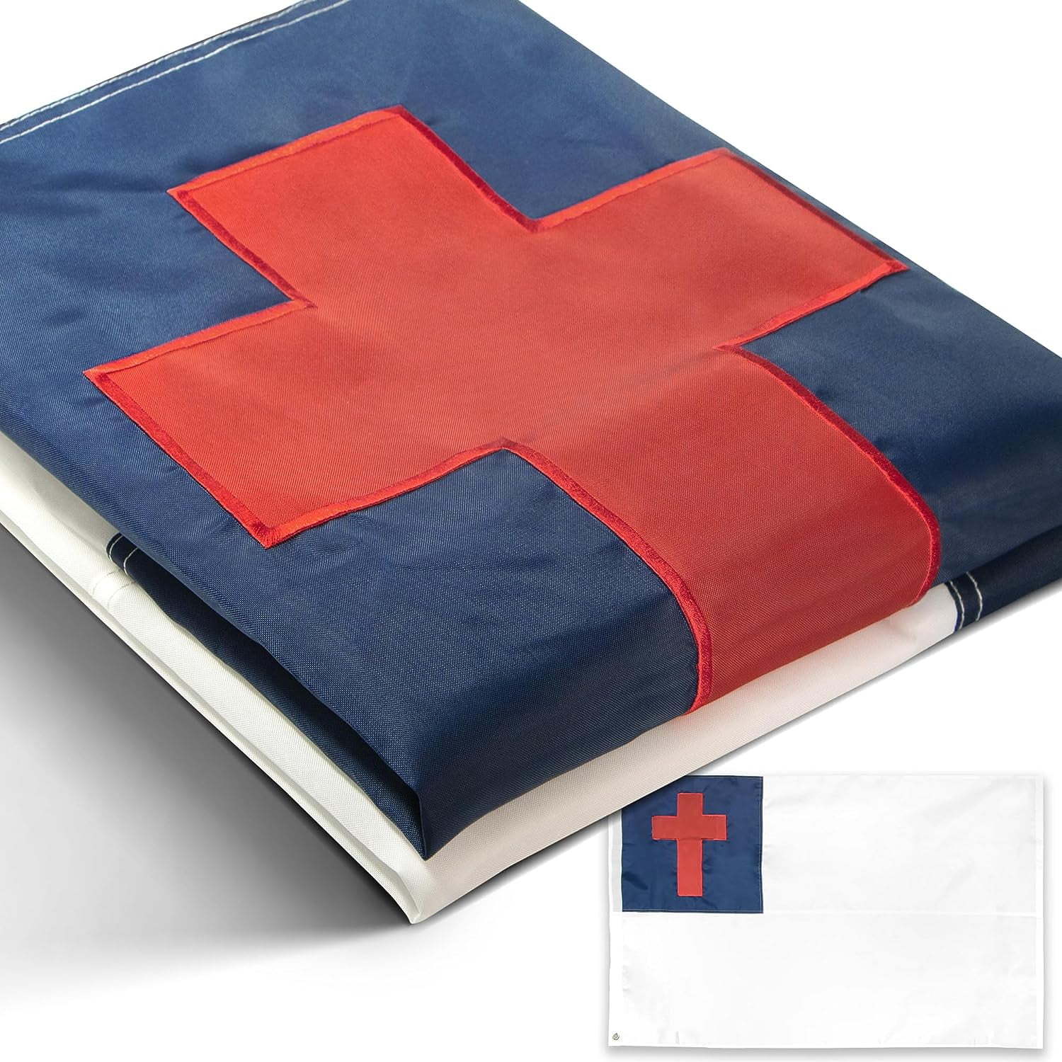Anley EverStrong Series 3x5 Ft American Christian Flag - Heavy Duty ...