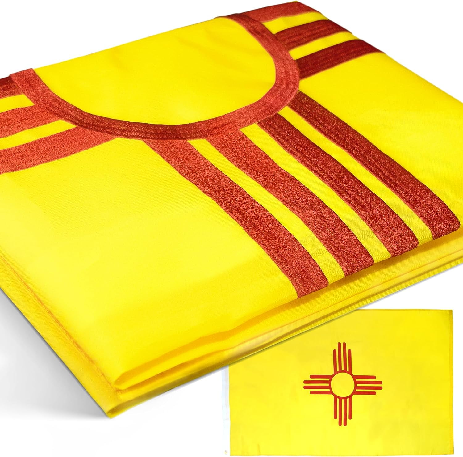 Anley EverStrong Series Embroidered New Mexico State Flag 3 Ft x 5 Ft ...