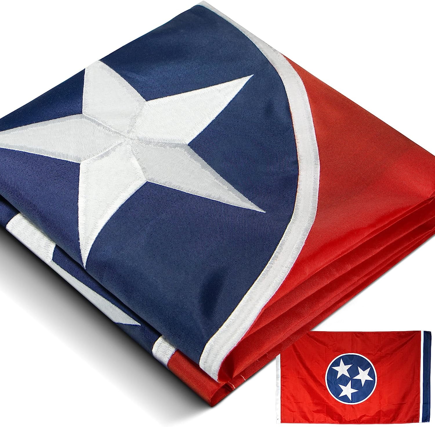 Anley EverStrong Series Tennessee State Flag 3x5 Feet - Embroidery ...