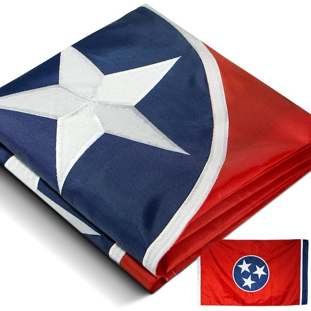 Anley EverStrong Series Embroidered Tennessee State Flag 3x5 Ft - Nylon ...