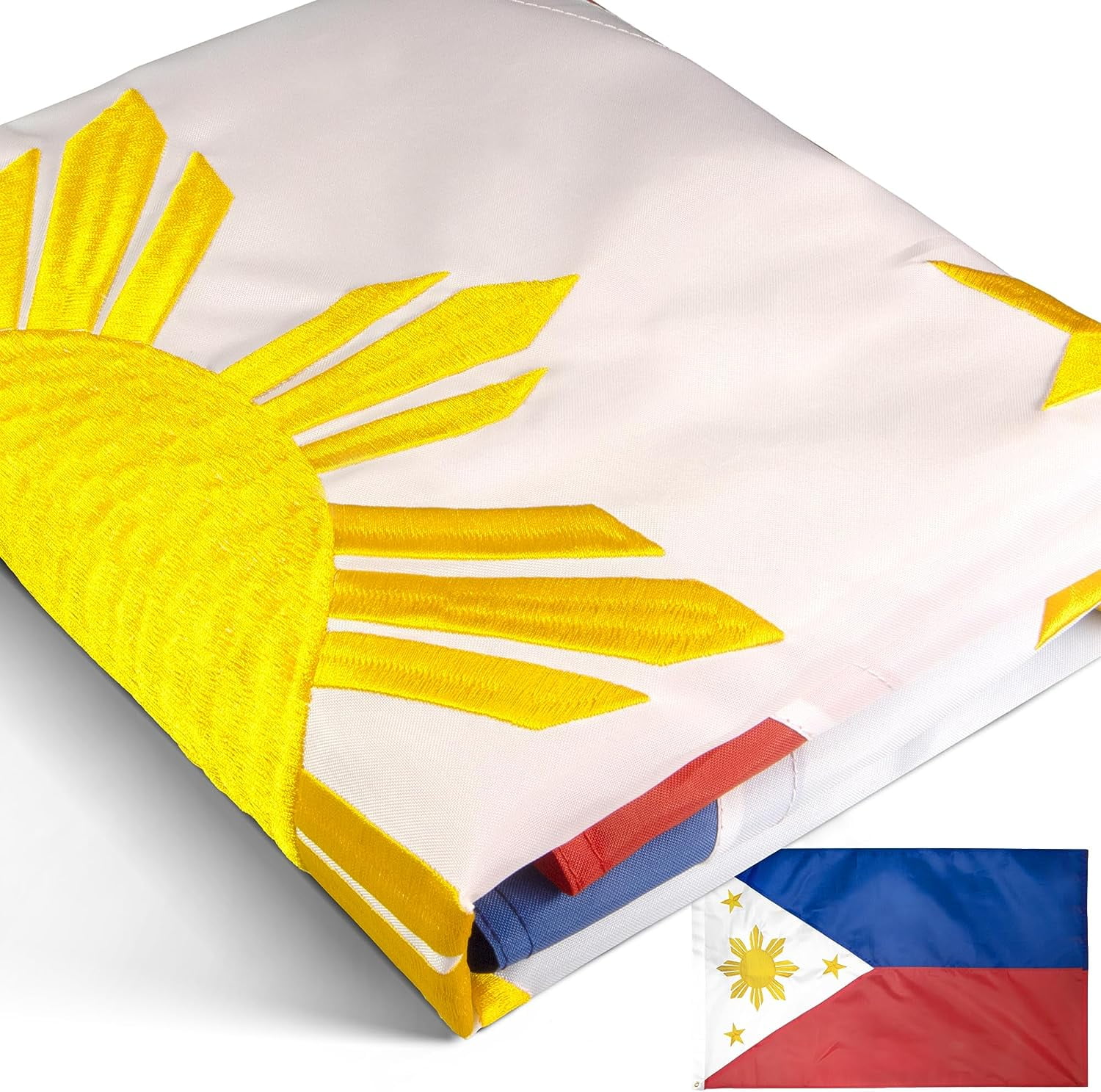 Anley EverStrong Series Philippines Flag 3x5 Ft Heavy Duty Nylon ...