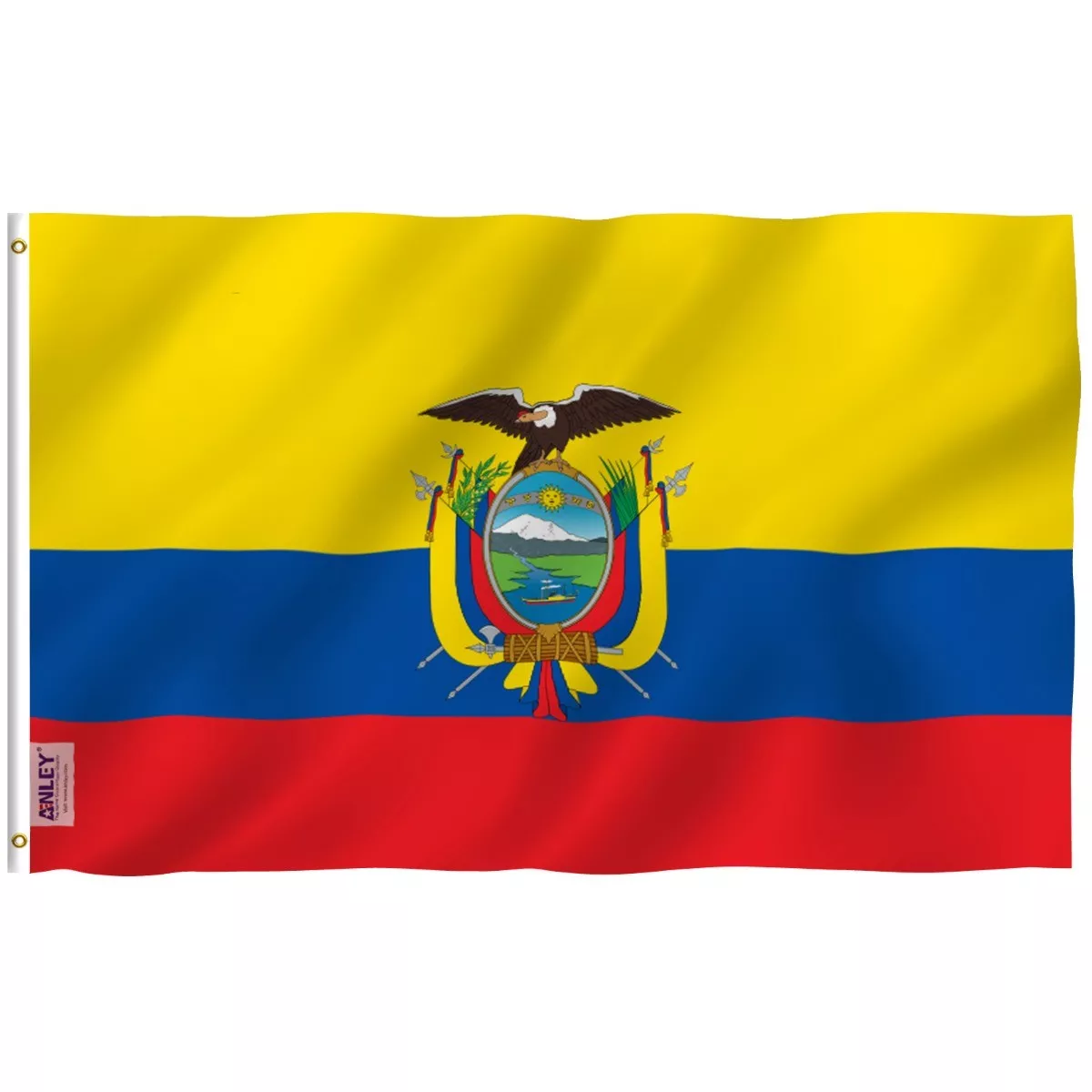 Anley Fly Breeze 3X5 Foot Ecuador Flag - Ecuadoran National Flags ...