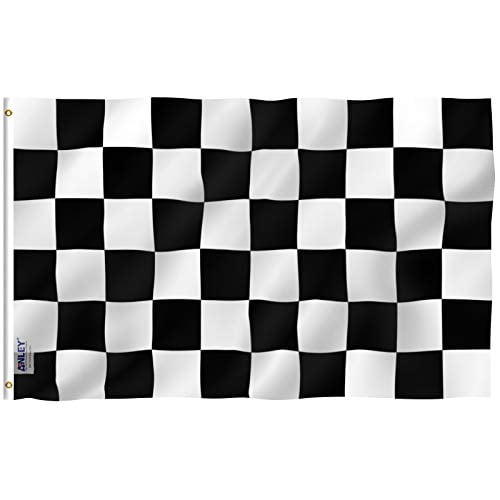 Anley Fly Breeze 3x5 Foot Checkered Flag - Vivid Color and Fade Proof ...