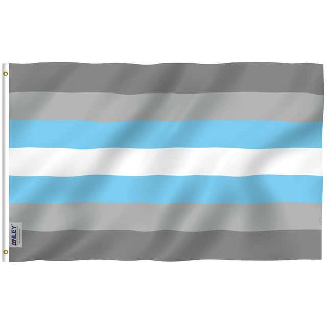 Anley Fly Breeze 3x5 Foot Demigender Demiguy Pride Flag - Demiman LGBT ...