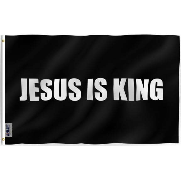 (2 pack) Anley Fly Breeze 3x5 Foot I Love Jesus Flag - Vivid Color and ...