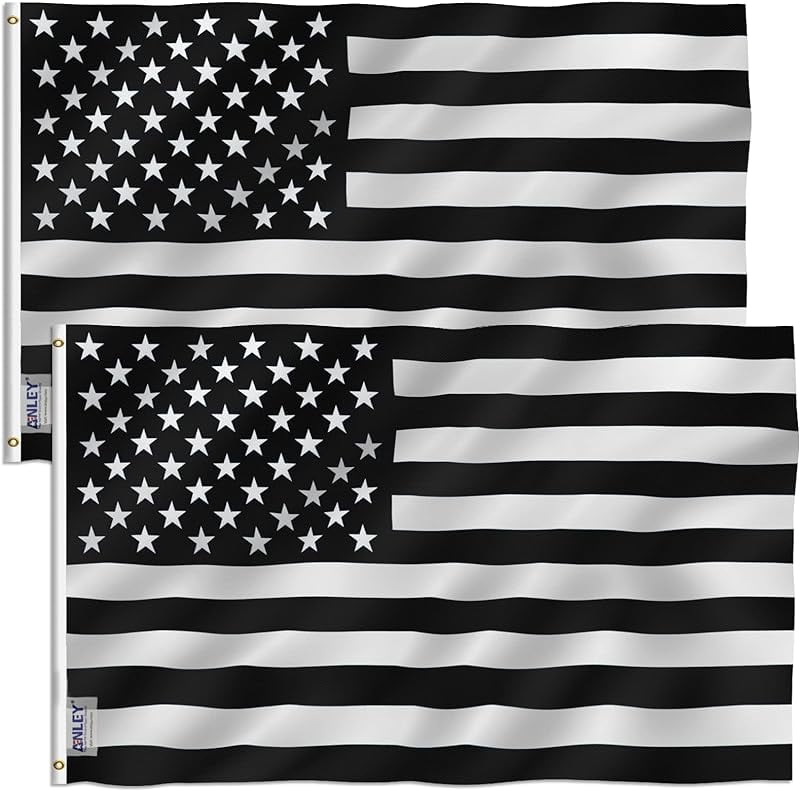 Anley Fly Breeze 3x5 Foot Thin Red Line US National Polyester Flag ...