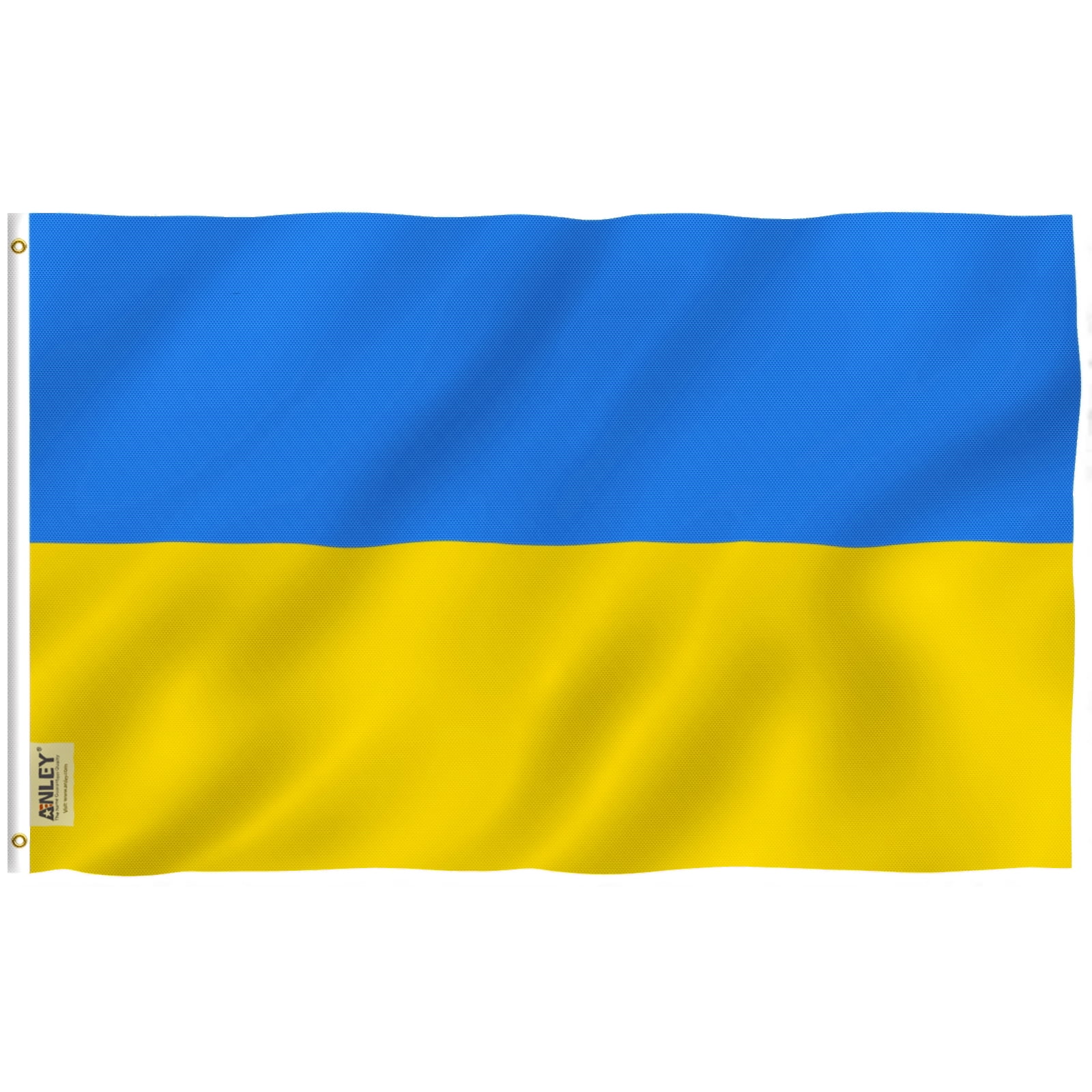 Anley Fly Breeze 3x5 Foot Ukraine Flag - Ukrainian National Flags ...