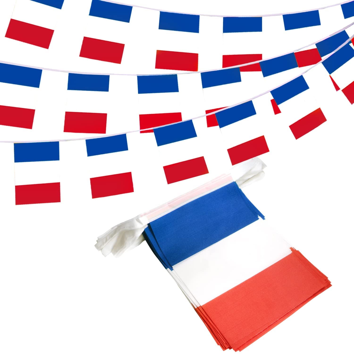 Anley France String Flag Pennant Flags, Patriotic Events 14th of July ...