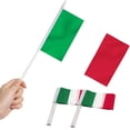 Anley Italy Mini Flag 12 Pack - Hand Held Small Miniature Italian Flags ...