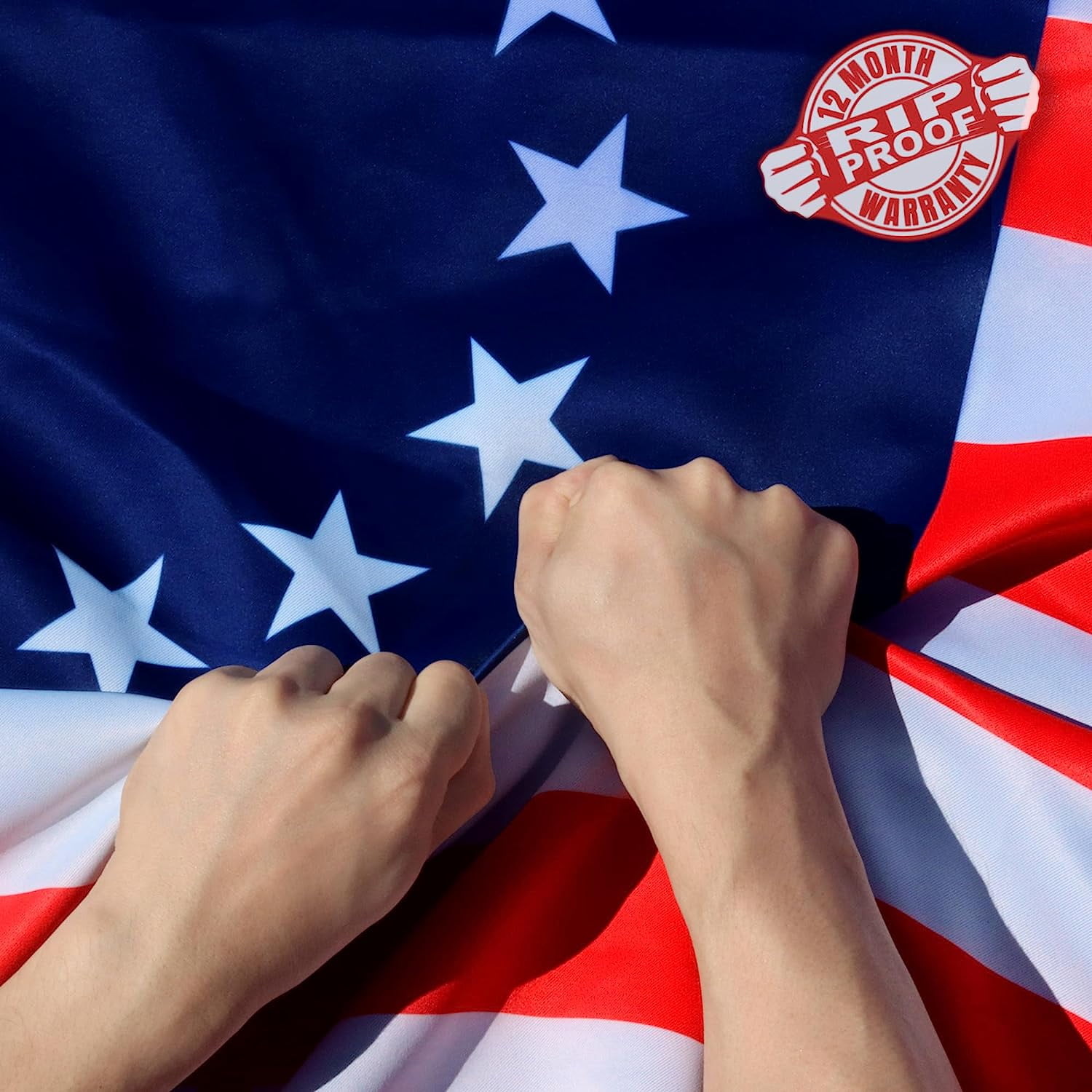 Anley Rip Proof Double Sided 3 Ply Betsy Ross Flag 3x5 Foot United