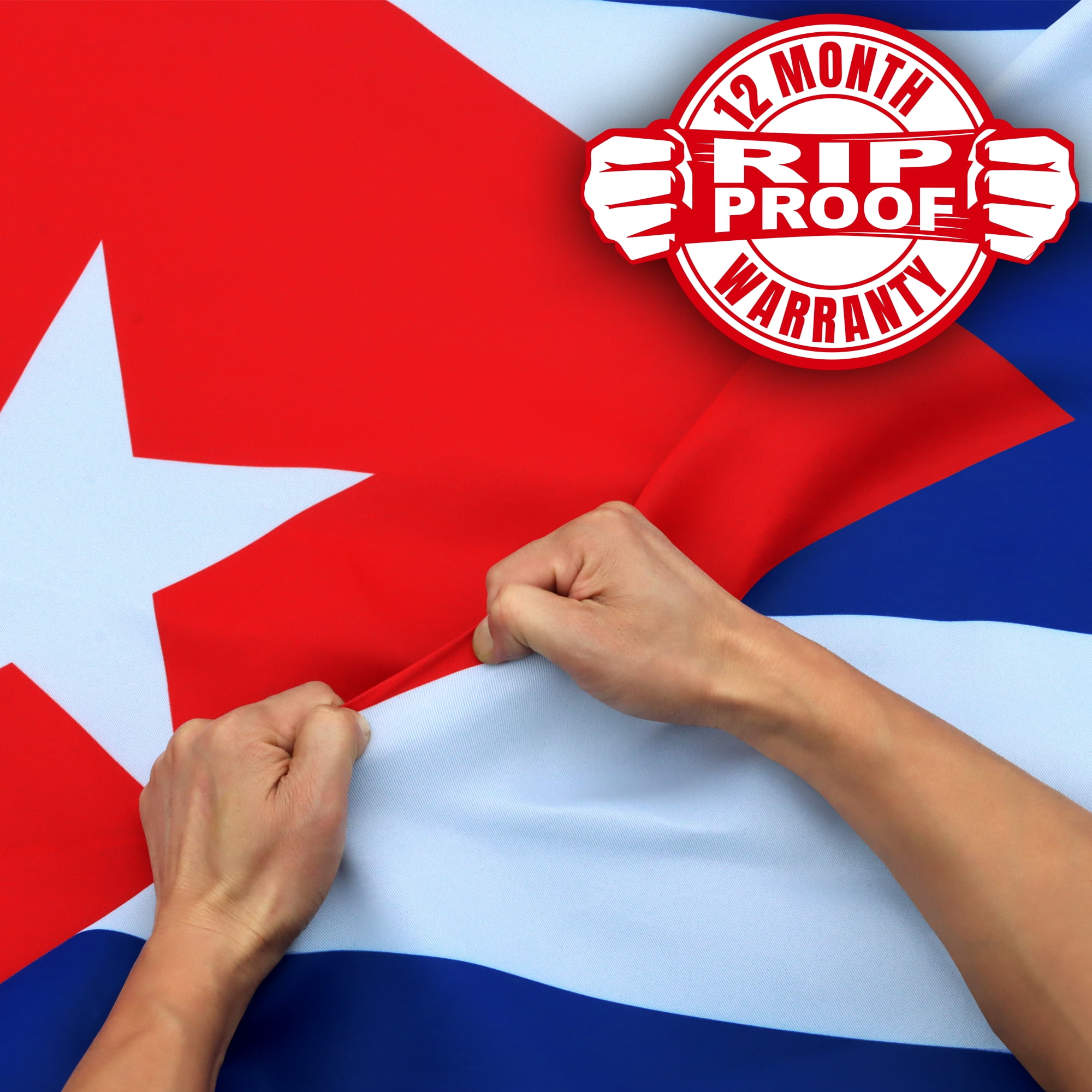Anley Rip-Proof Double Sided 3-Ply Cuba Flag 3x5 Ft - Cuban National ...