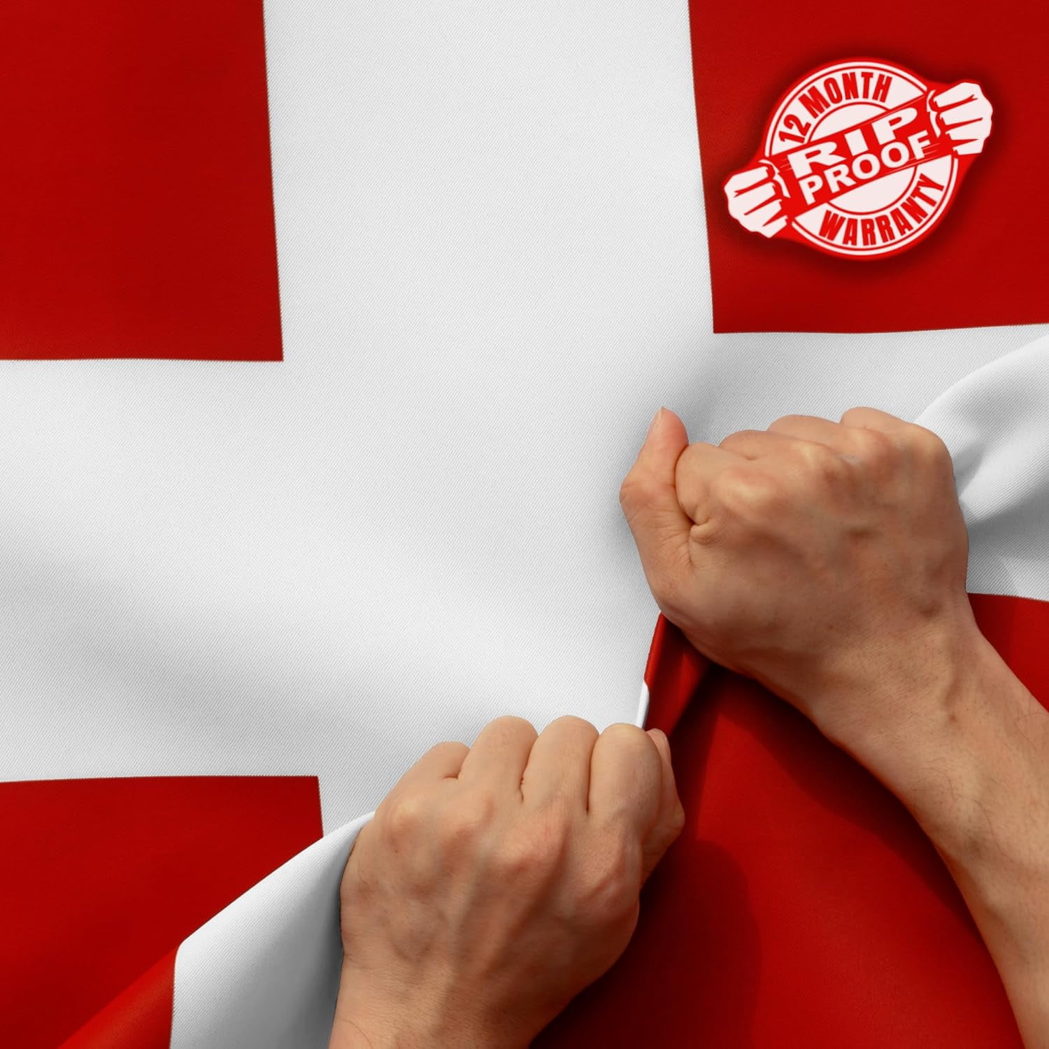Anley Rip-Proof Double Sided 3-Ply Denmark Flag 3x5 Foot - Danish Dane ...