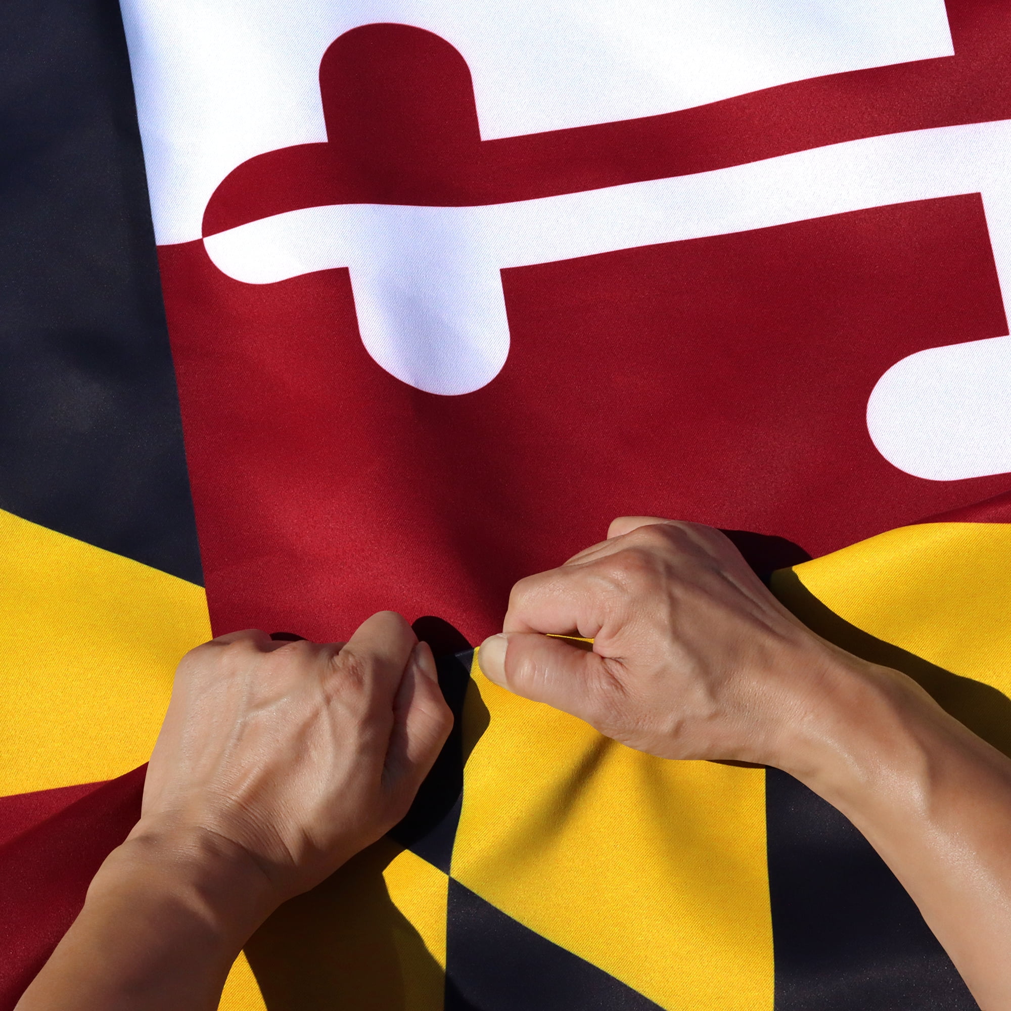 Anley Rip Proof Double Sided 3 Ply Maryland State Flag 3x5 Foot The