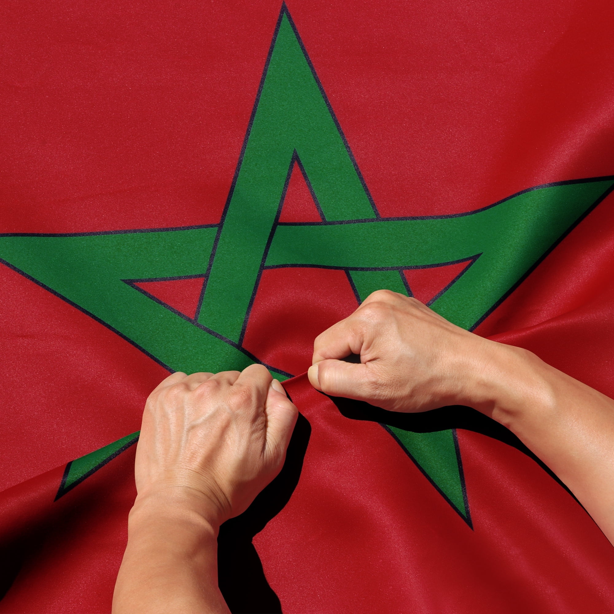 Anley Rip-Proof Double Sided 3-Ply Morocco Flag 3x5 Foot - Moroccan ...