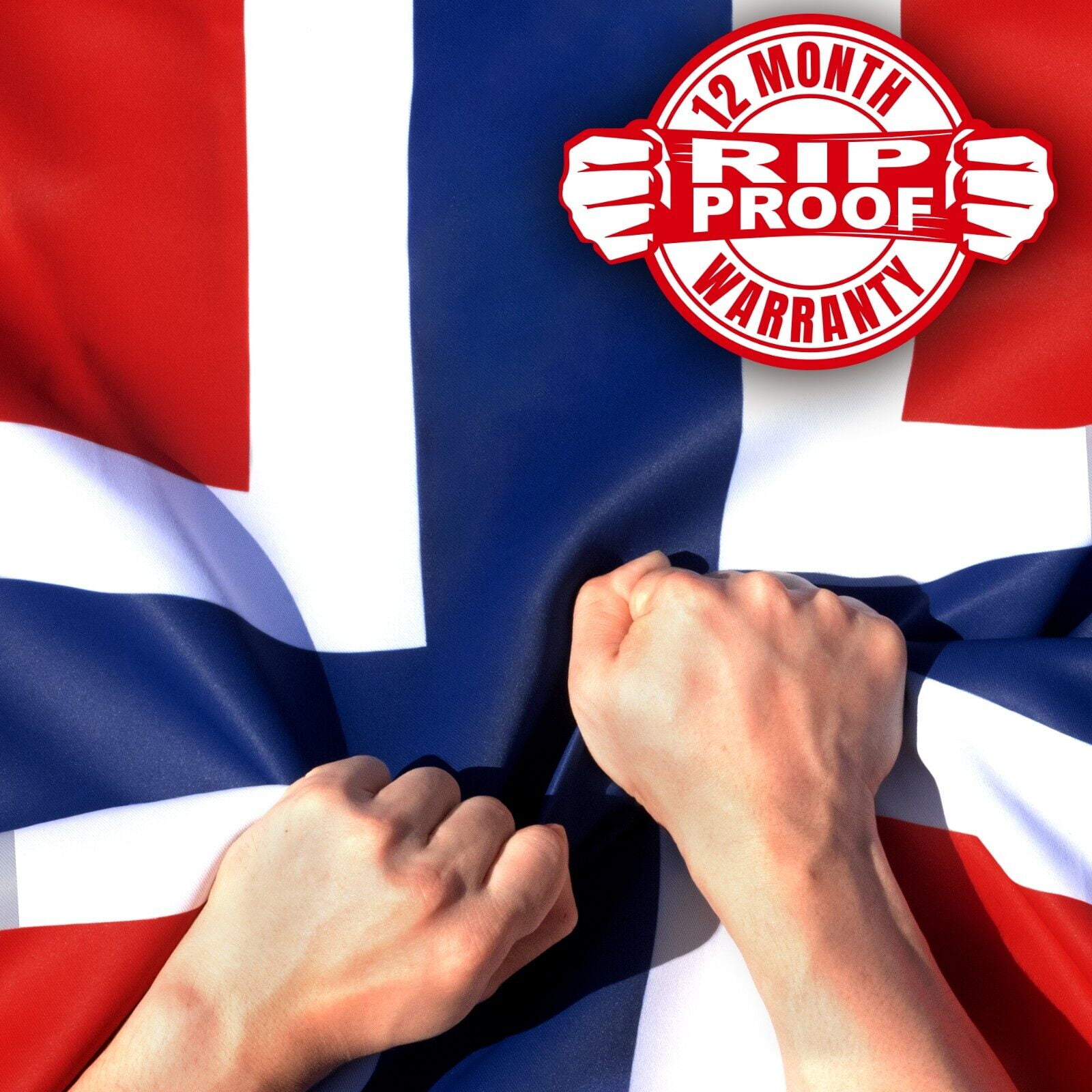 Anley Rip-Proof Double Sided 3-Ply Norway Flag 3x5 Foot - Norwegian Nordmann National Flags ...