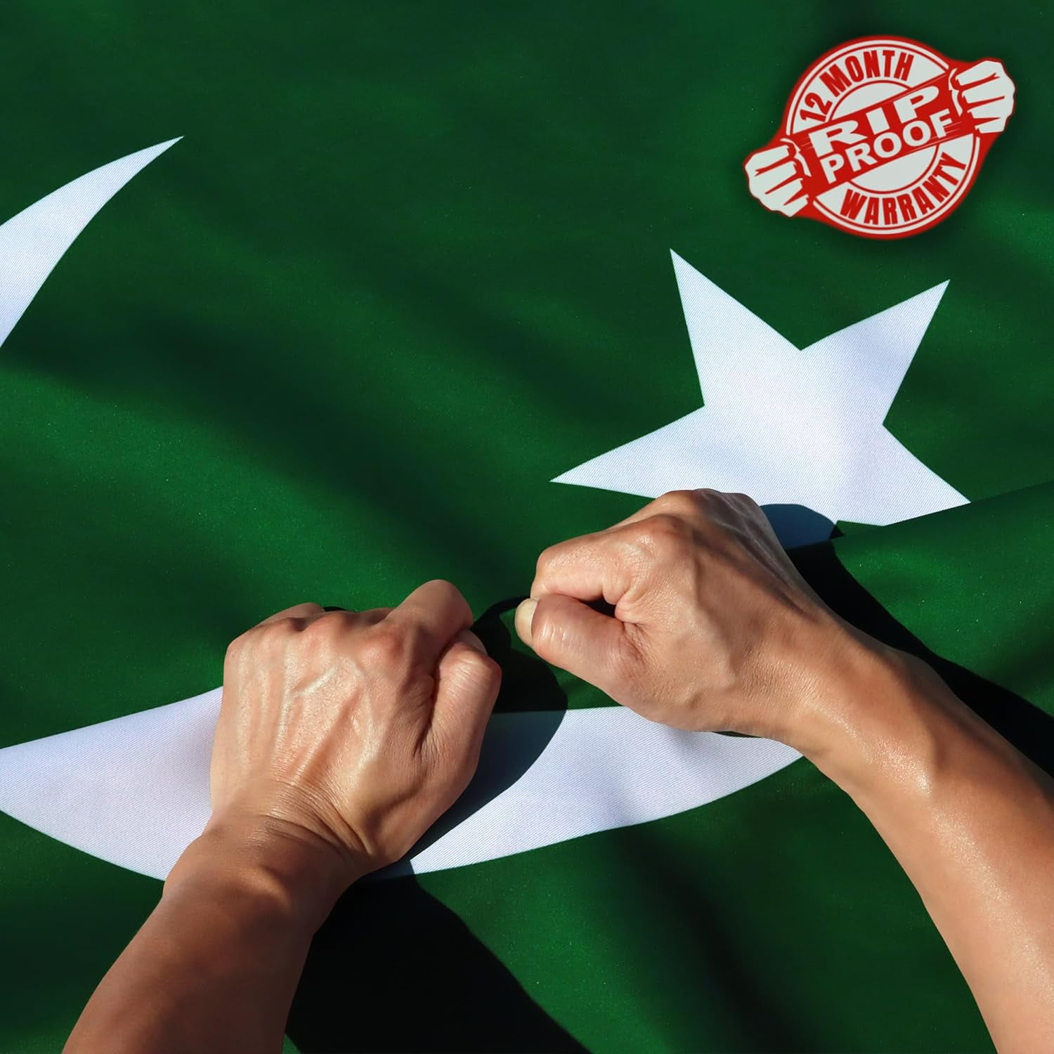 Anley Rip-Proof Double Sided 3-Ply Pakistan Flag 3x5 Foot - The ...