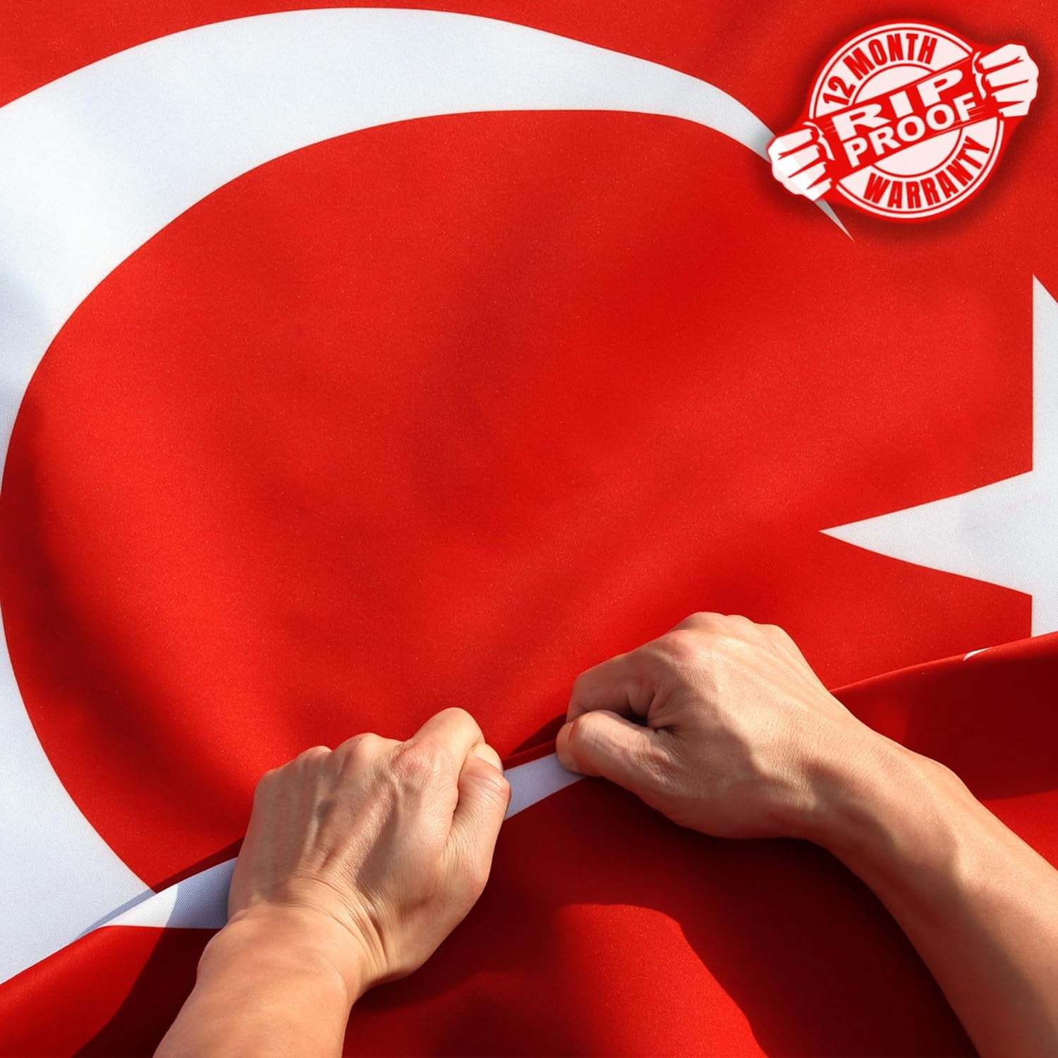 Anley Rip-Proof Double Sided 3-Ply Turkey Flag 3x5 Foot - Turkish ...