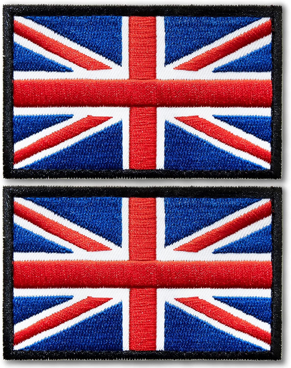 Anley Tactical United Kingdom Flag Embroidered Patches (2 Pack) - 2"x 3 ...