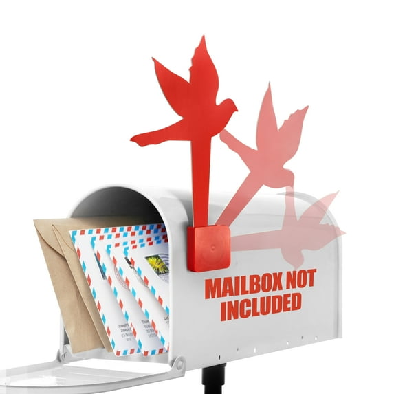 Anley Universal Outgoing Mail Alert Kit - Dove Bird Mailbox Flag for ...