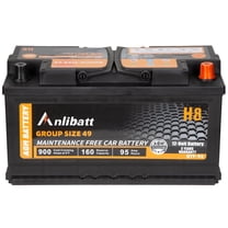 Anlibatt Car AGM Battery Group Size 48 H6 Start Stop Battery 12V 70Ah ...