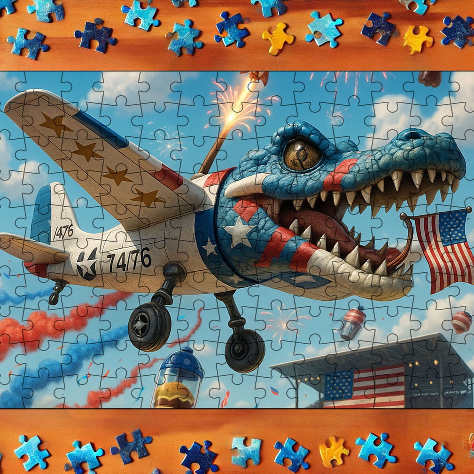 Anmirz Italian Brainrot Puzzle Board, 12in Italian Brainrot Puzzles for ...