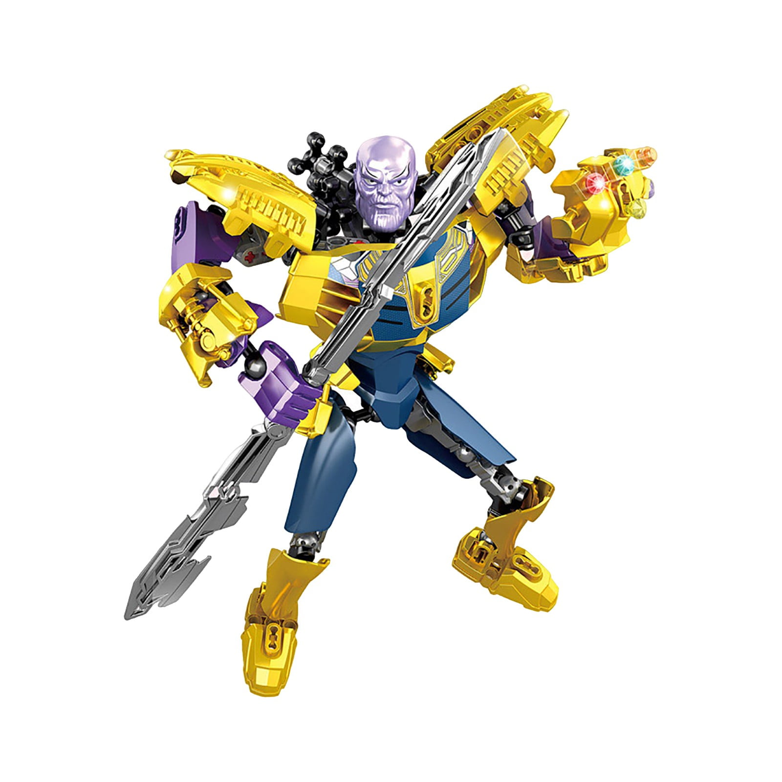 Anmirz Thanos Building Blocks, 8in Thanos Toy Building Sets, Thanos ...