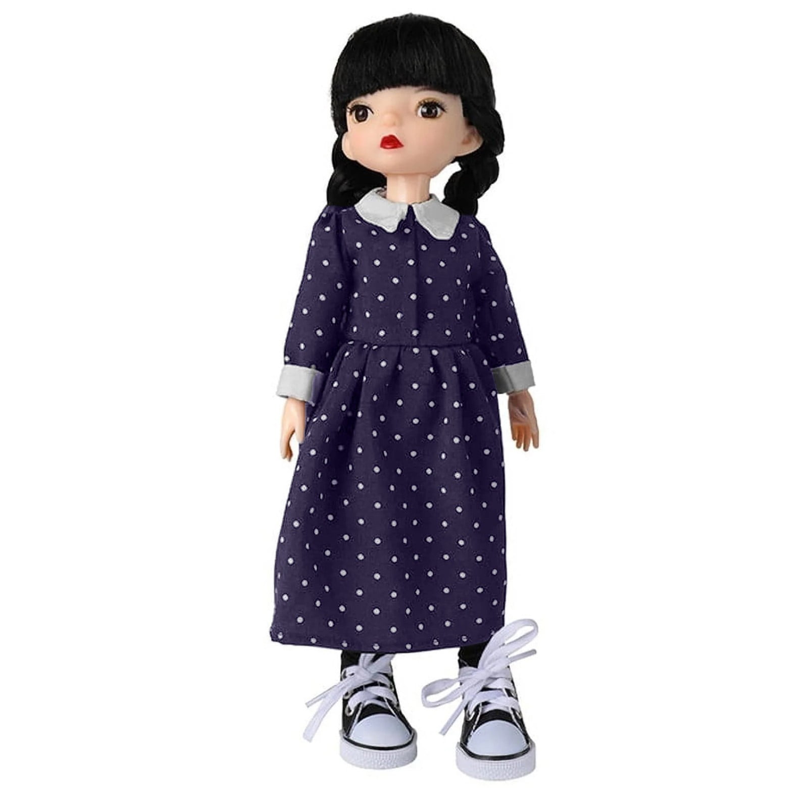 Anmirz Wednesday Addams Figures, 11in Wednesday Addams Statue ...