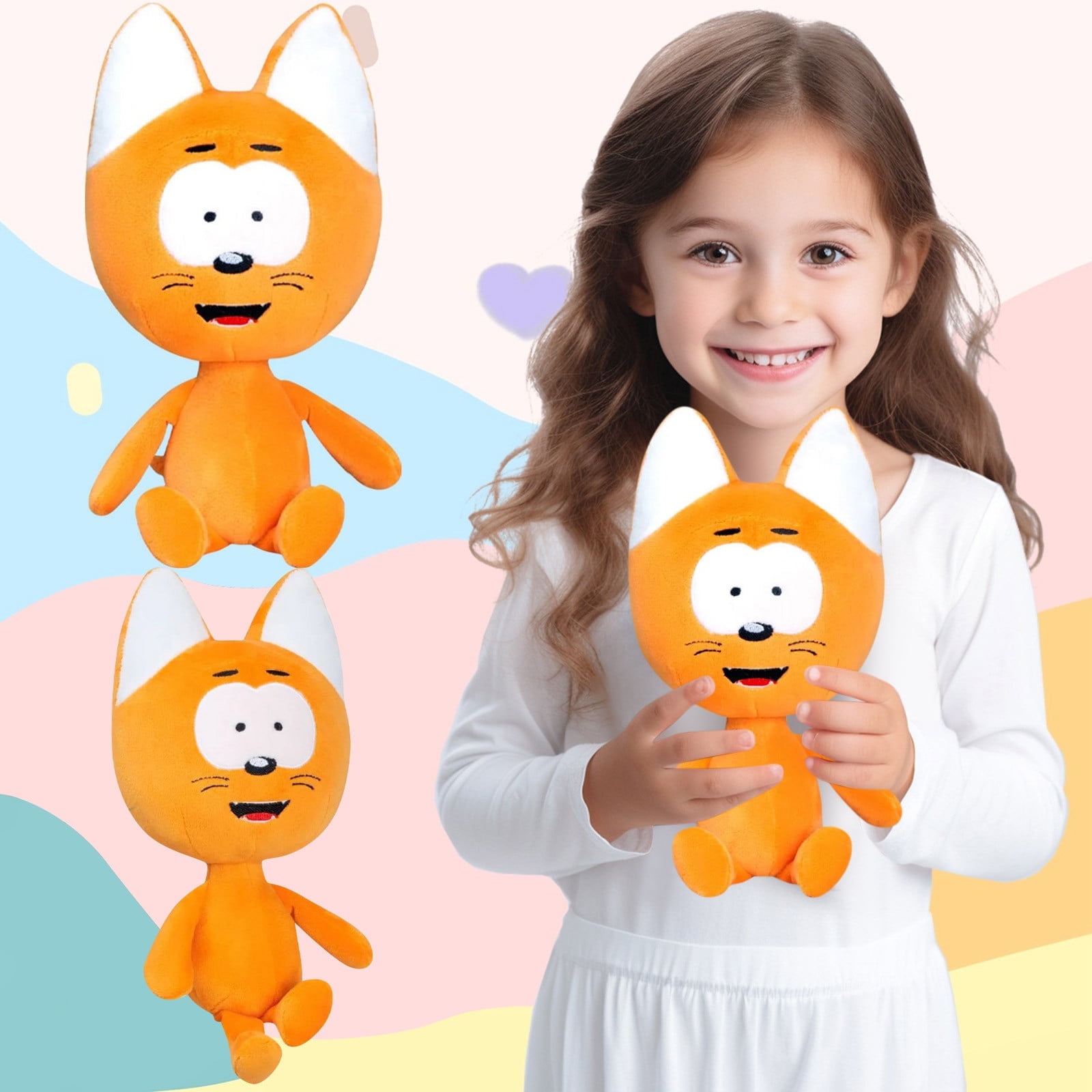 Anmirz Weighted Stuffed Animals,Kote Kitty Plush Doll- Cartoon Animal ...