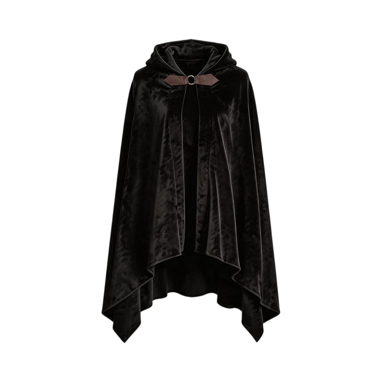 Anmrize Soft Suede-Like Cape, Fantasy Larp Costume, Women's Short ...
