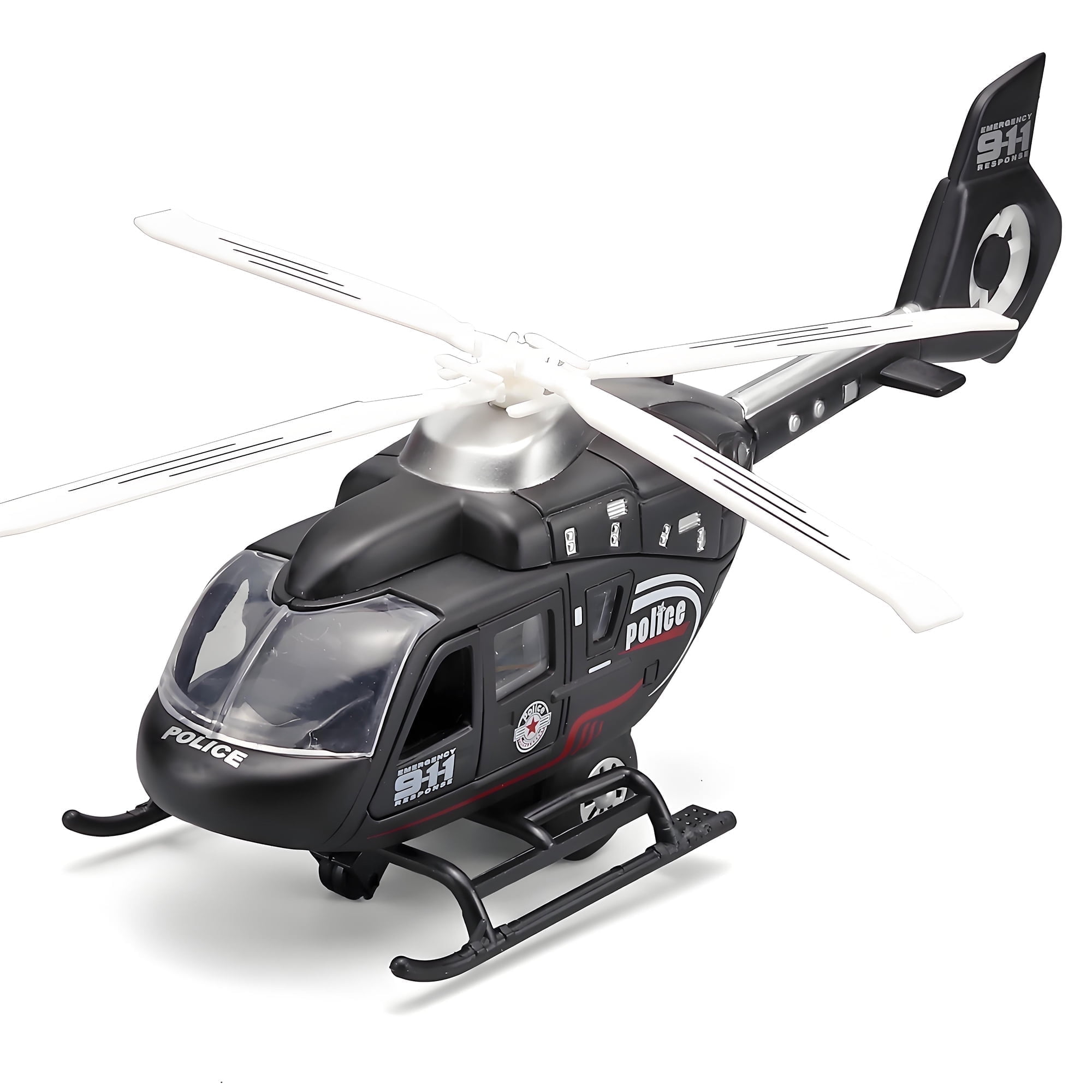Anmyjuly Kids Airplane Toy,Police Helicopter Aircraft Model,Rugged and ...