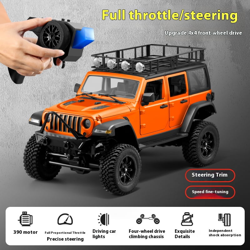 Anmyjuly MN-128 1:12 Scale RC Rock Crawler - 4WD Off-Road Jeep Climbing ...