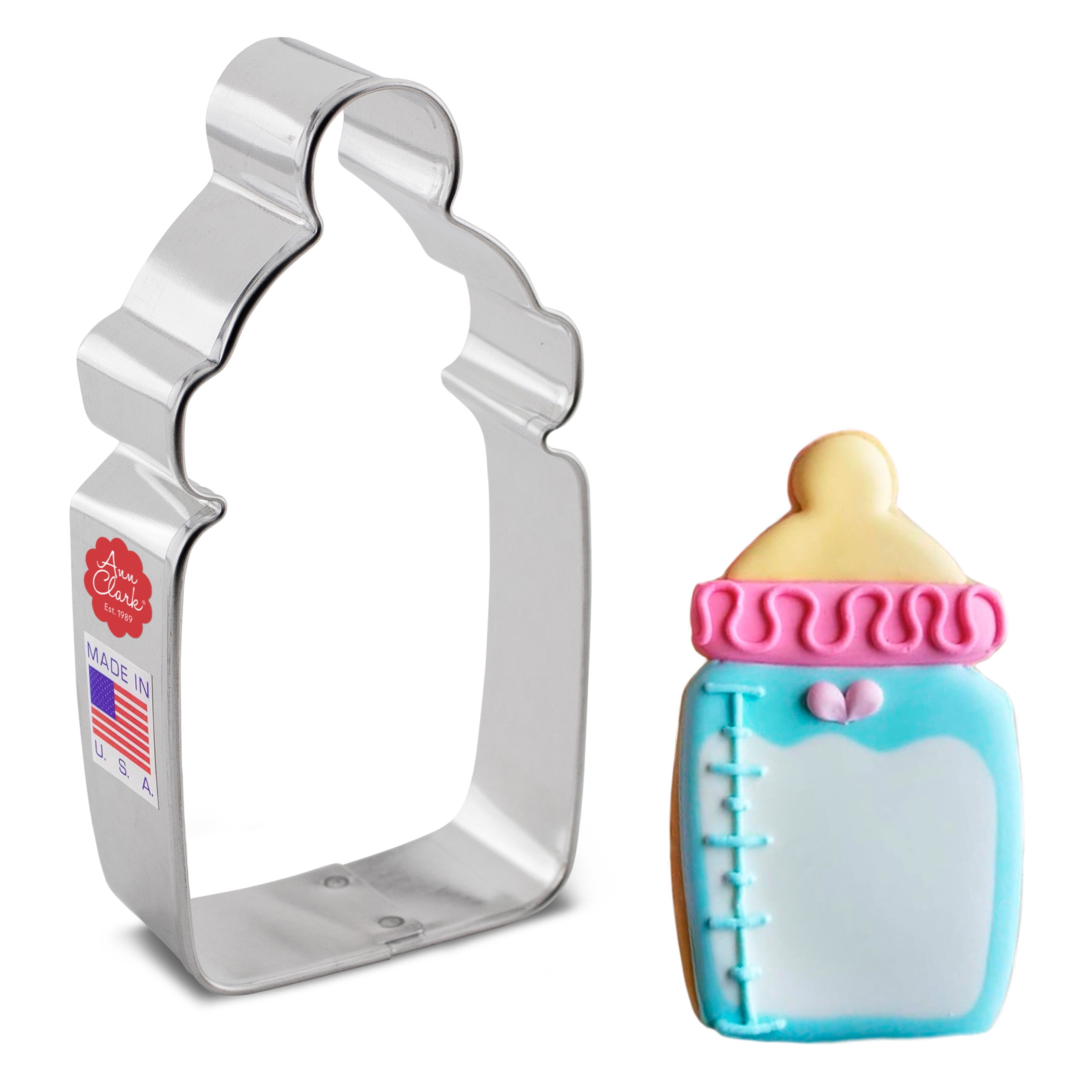 Ann Clark Baby Bottle Cookie Cutter, 4 1/8" x 2" - Walmart.com