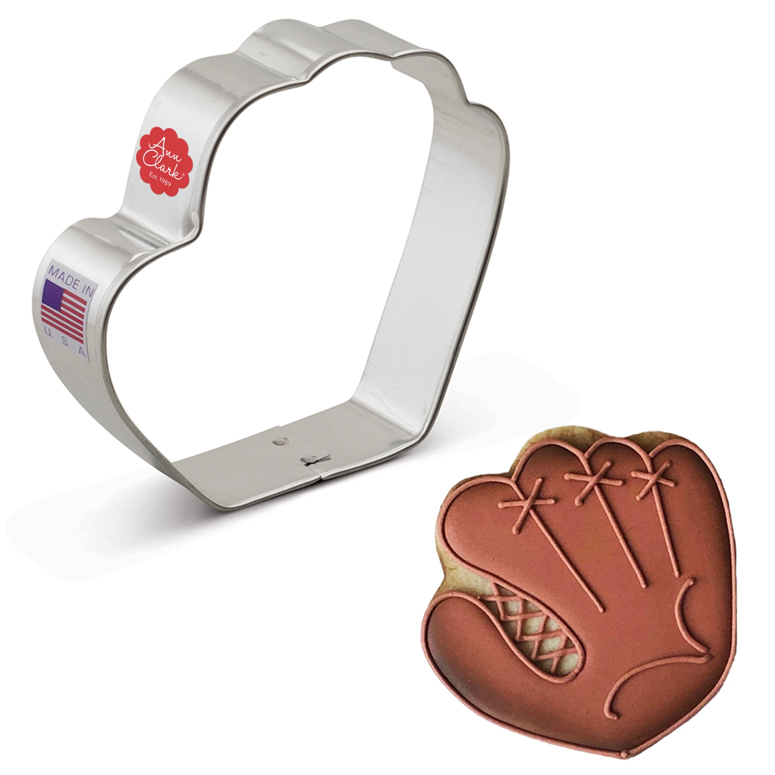 Ann Clark Baseball Glove Cookie Cutter 3.75", Made in USA - Walmart.com