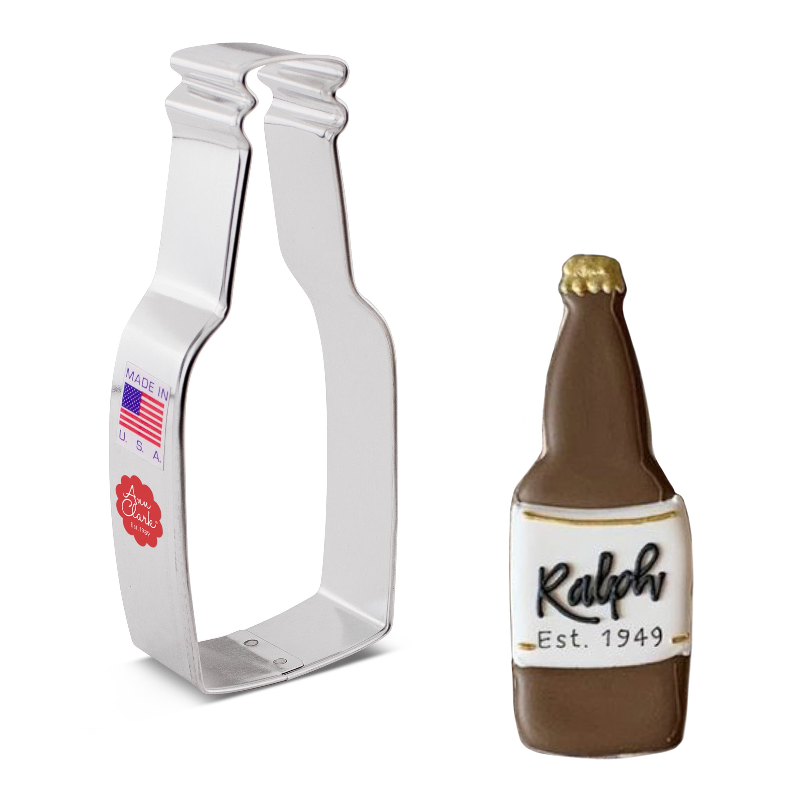 Ann Clark Beer/Soda Bottle Cookie Cutter 4.5", Made in USA - Walmart.com