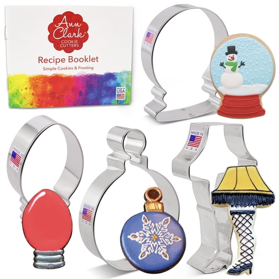 Ann Clark 4-Piece Christmas Cookie Cutter Set, USA Made, Creative ...