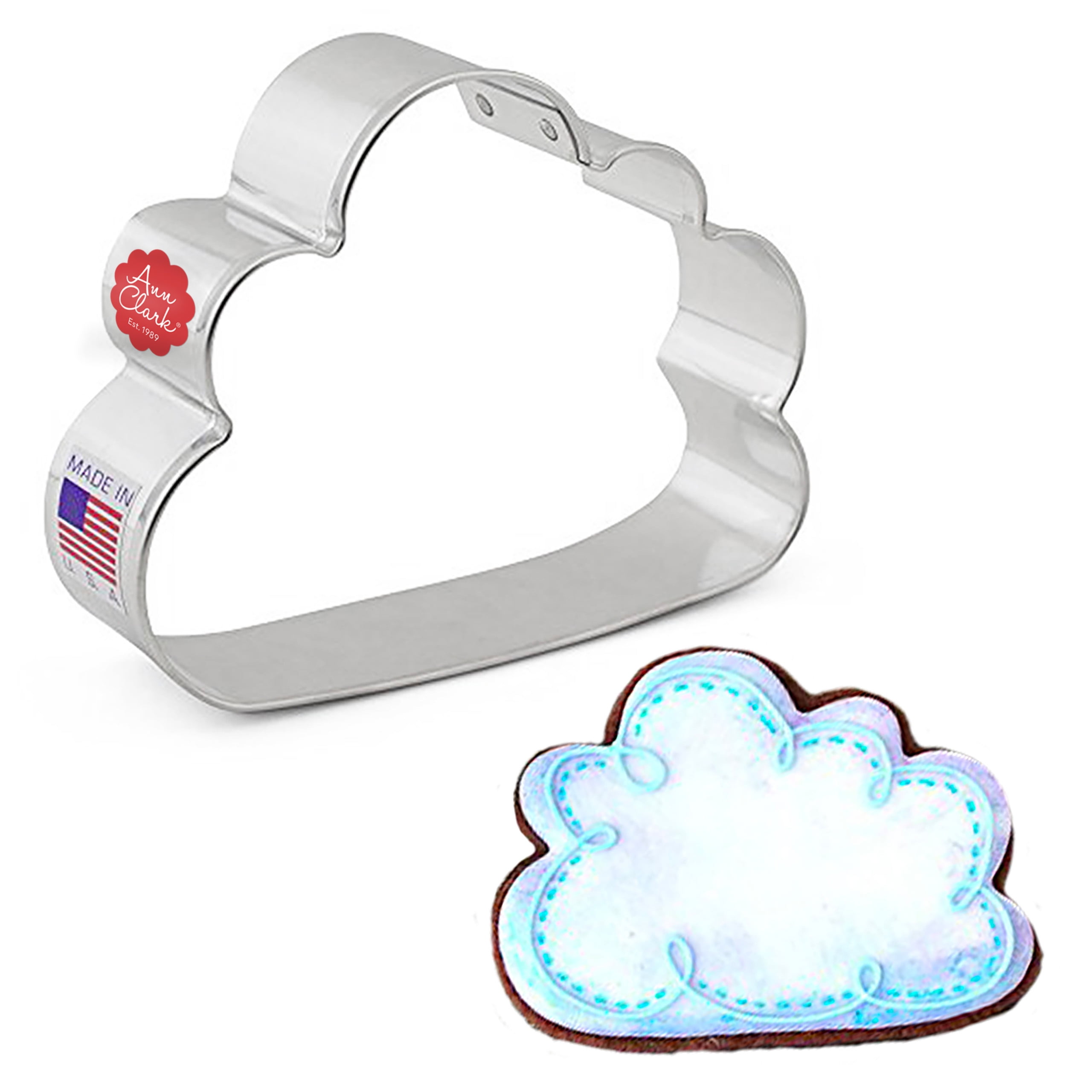 Ann Clark Cloud Cookie Cutter 3.75", Made in USA - Walmart.com