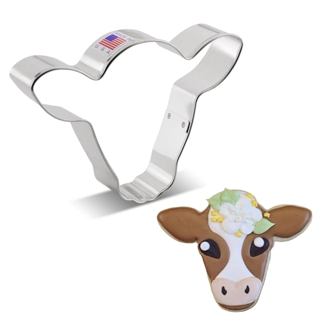 Ann Clark Cute Cow Cookie Cutter 4.5", Made in USA - Walmart.com