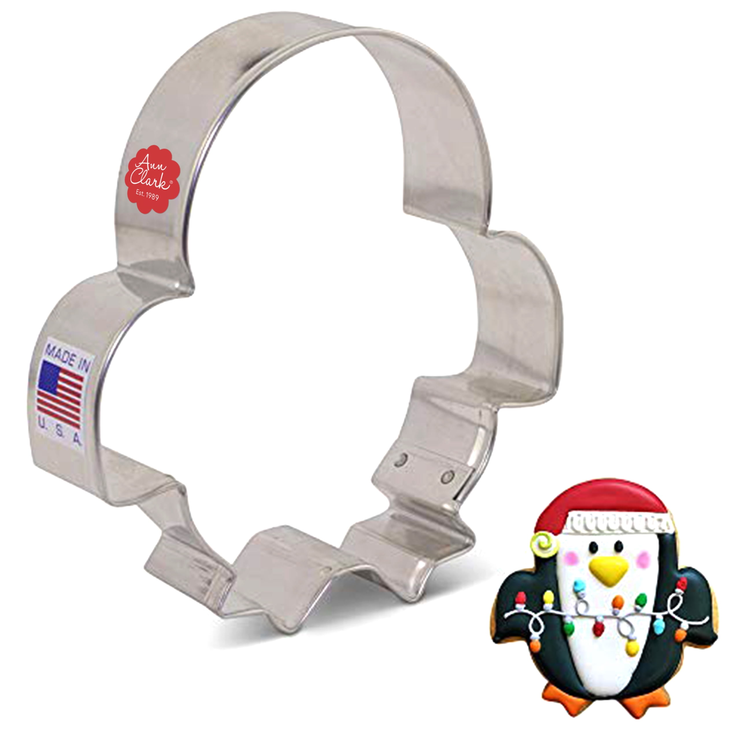 Ann Clark Cute Penguin Cookie Cutter 4", Made in USA - Walmart.com