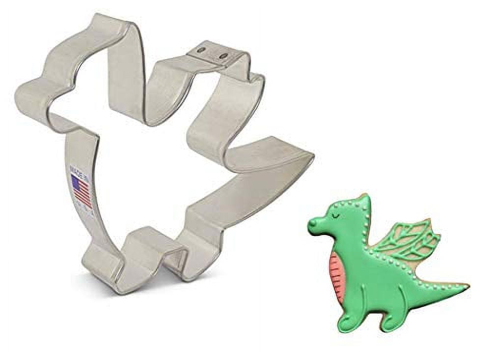 Ann Clark Dragon Cookie Cutter 4", Made in USA - Walmart.com